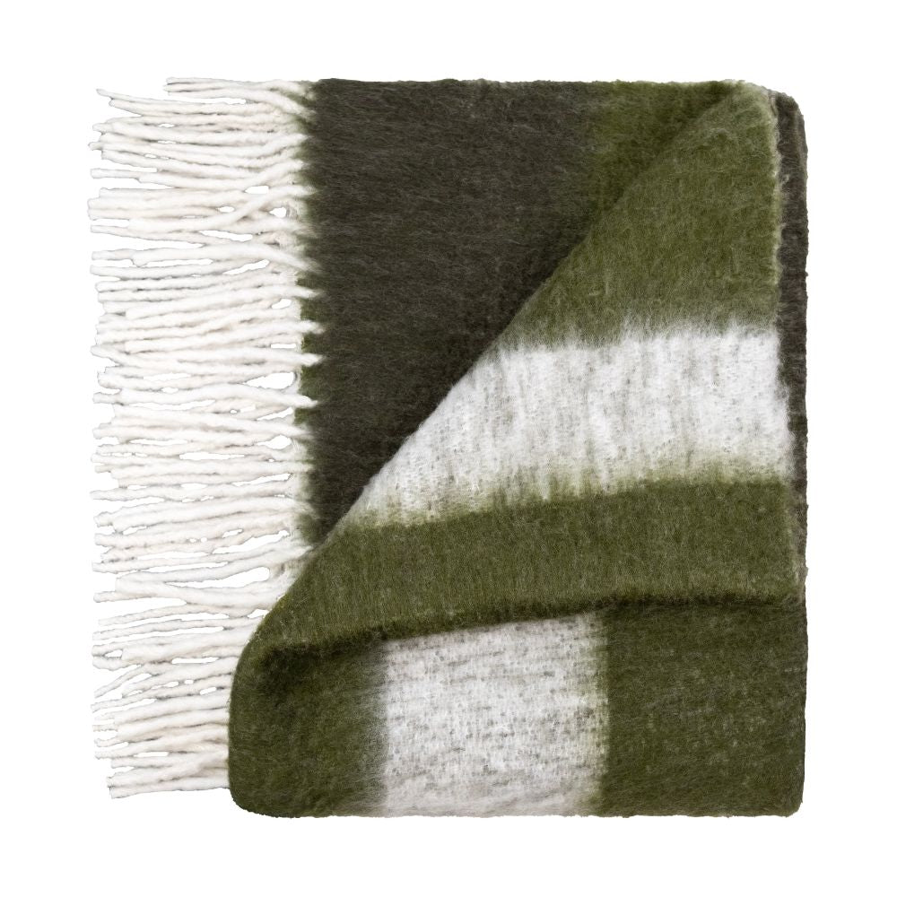 Scatter Box Cara Throw Green | Scatterbox Throws | Throw - Foy and Company