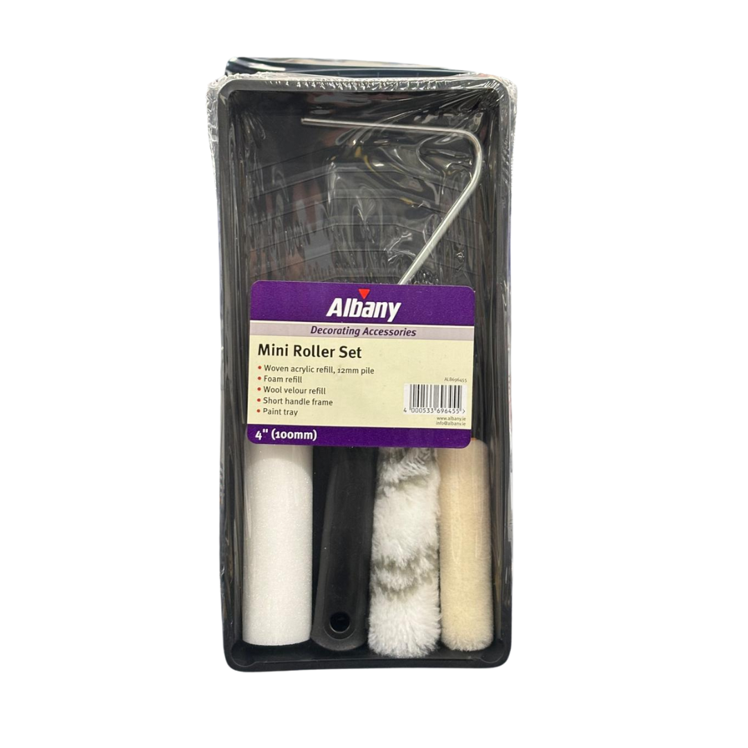 Albany 4" Mini Roller Set | Painting Supplies | Decorating Tools - Foy ...