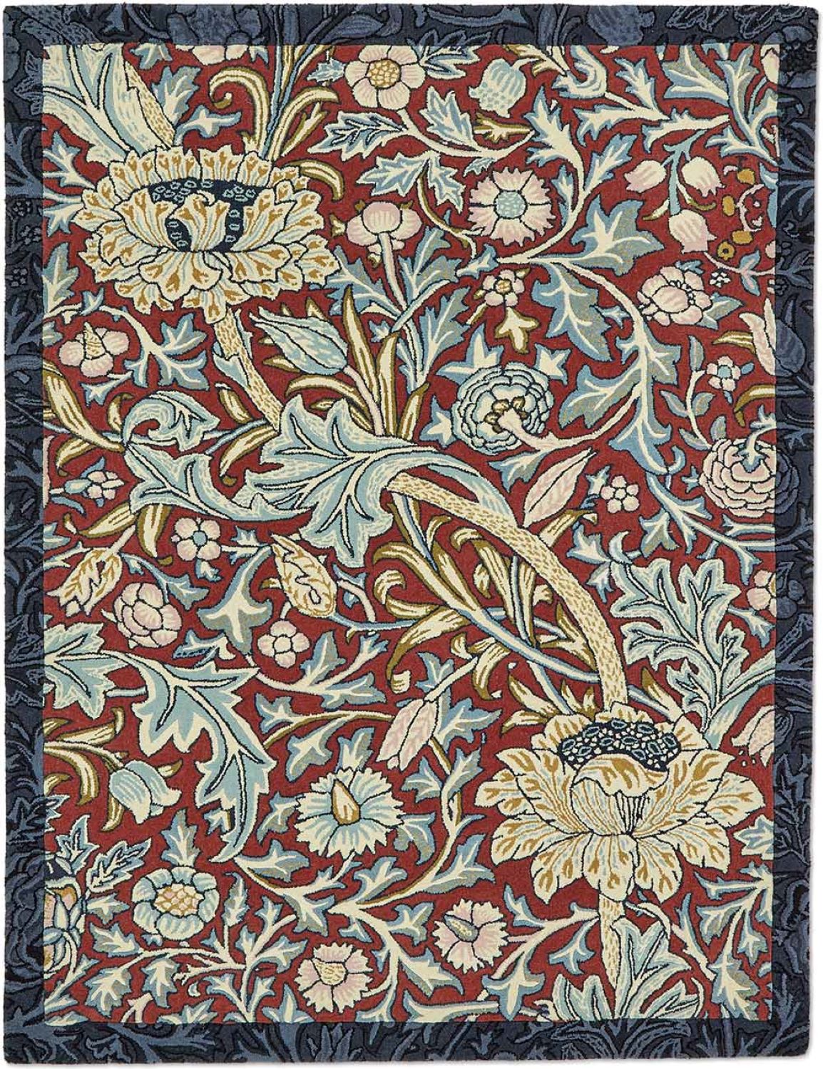 Morris & Co Trent Madder Red | Rugs | Foys.ie - Foy and Company