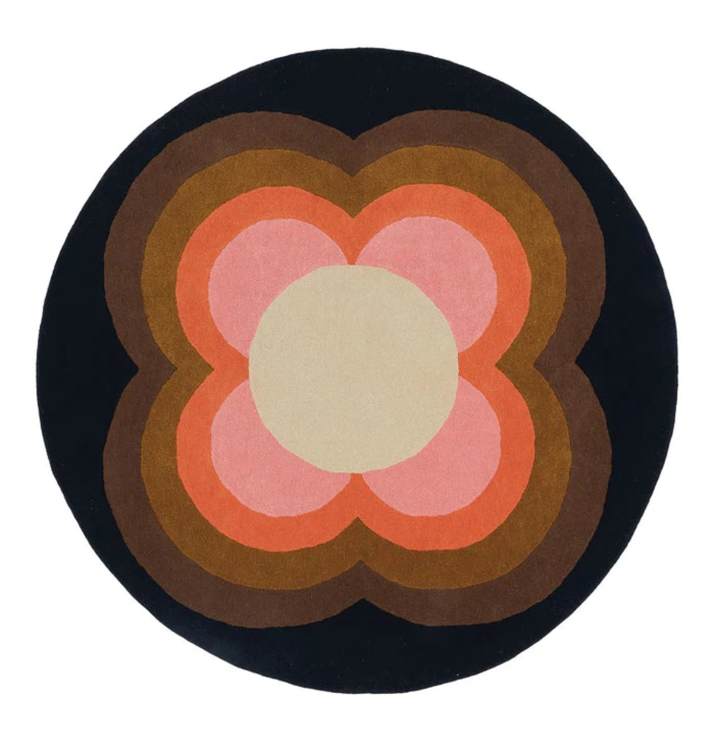Orla Kiely Sunflower Pink | Shop Floral and Nature Rugs - Foy and Company