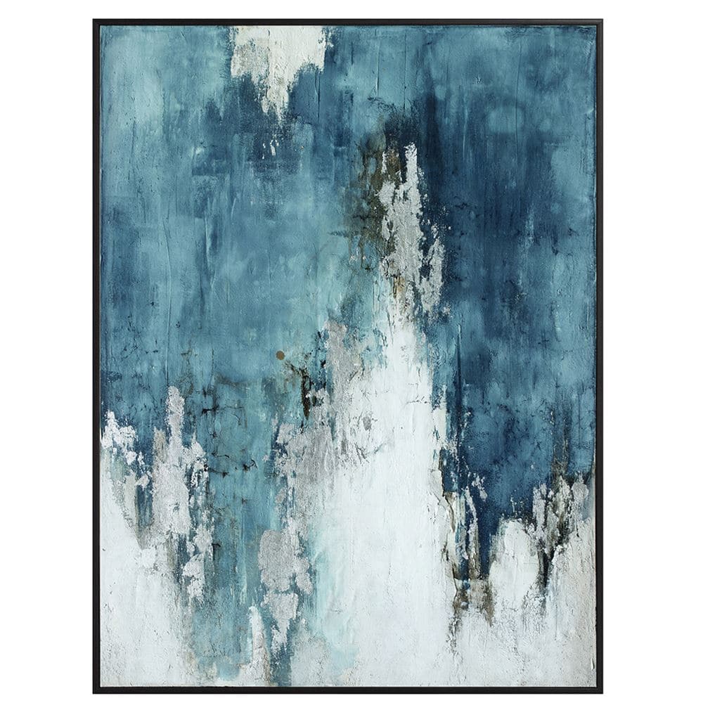 Fern Cottage Framed Handpainted Abstract Art - Foy and Company