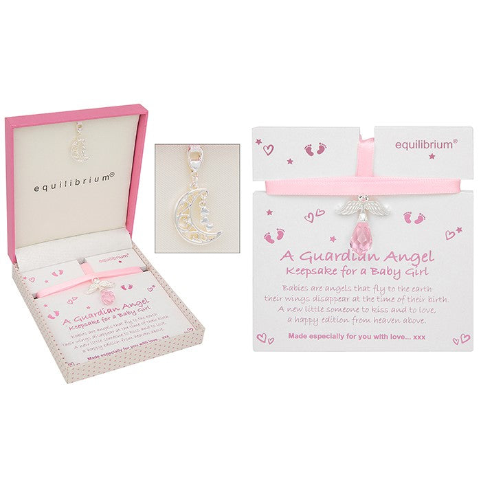 Equilibrium Guardian Angel Keepsake Baby Girl - Default Title - Foy and ...