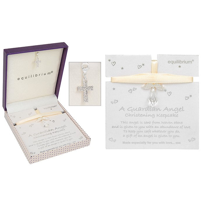 Equilibrium Guardian Angel Keepsake Christening - Default Title - Foy ...