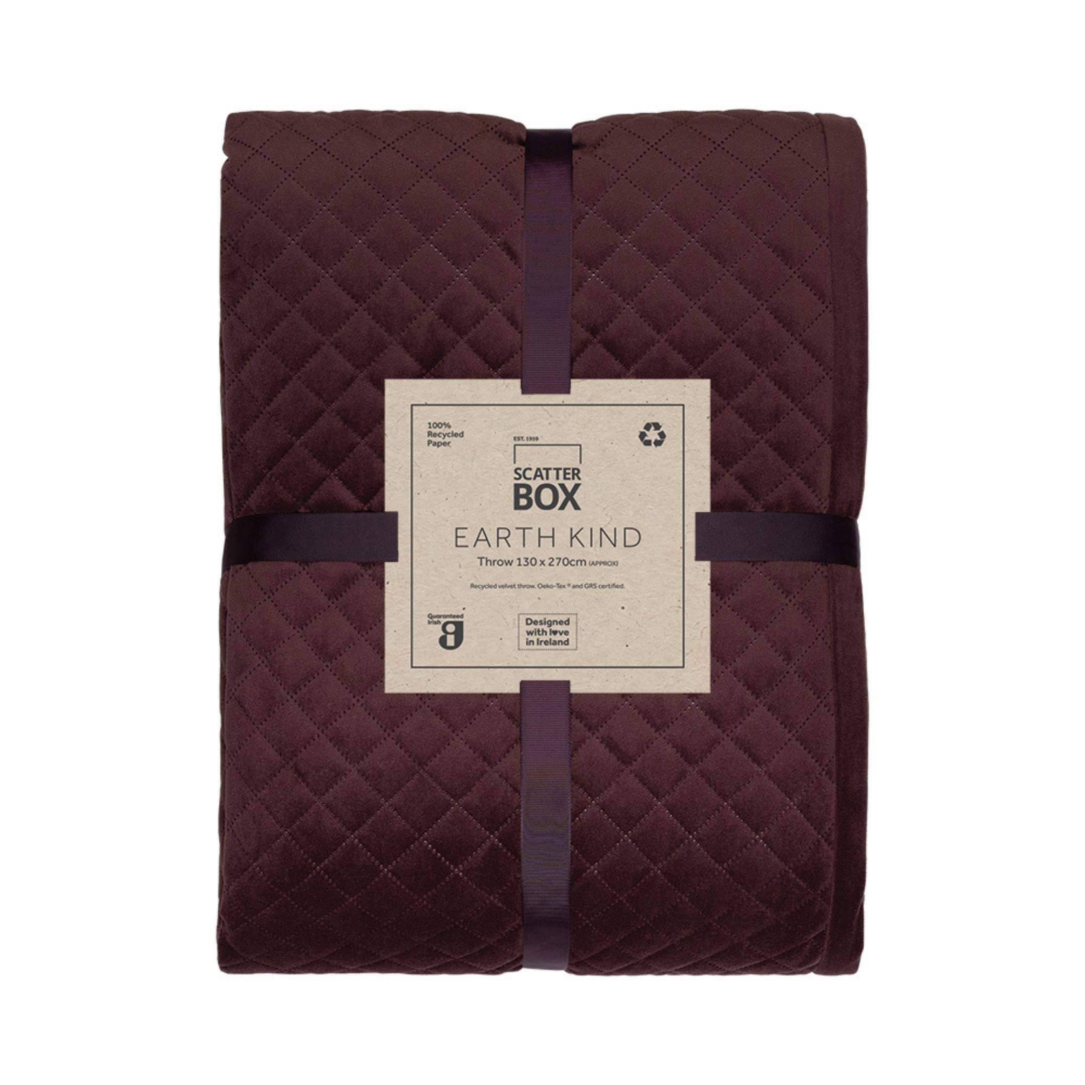 Scatterbox Erin Throw Aubergine - Foy and Company