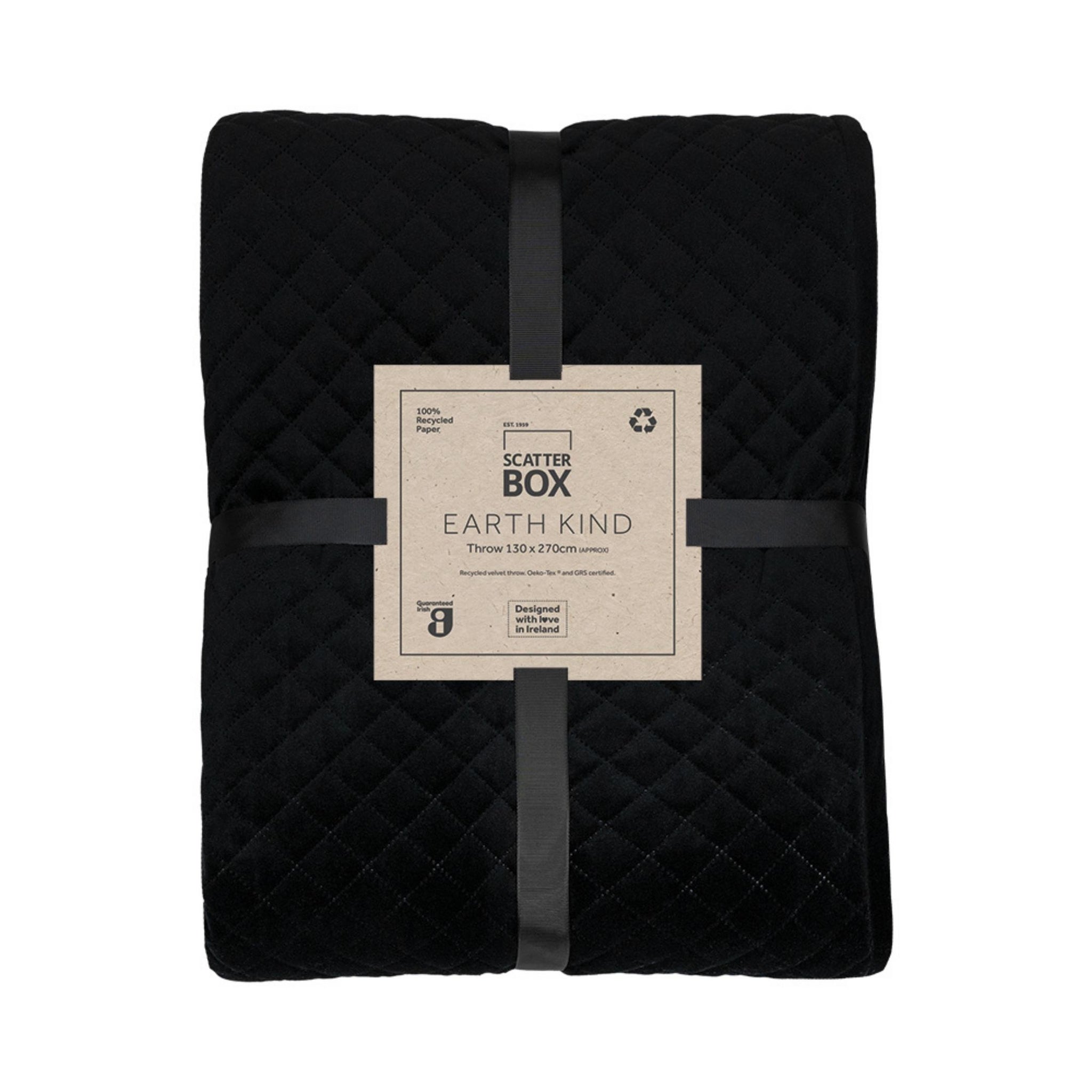 Scatterbox Erin Throw Black - Foy and Company