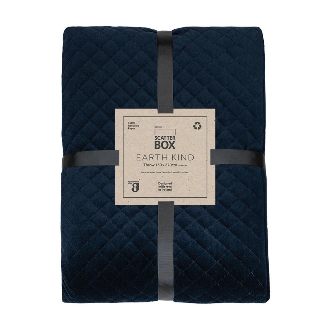 Scatterbox Erin Throw Dark Navy - Foy and Company