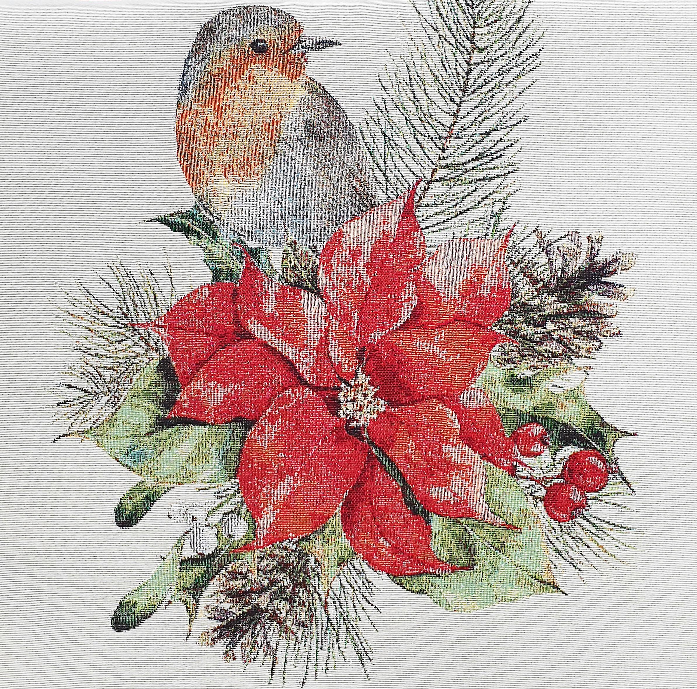 Peggy Wilkins Red Robin Complete Cushion - Default Title - Foy and Company