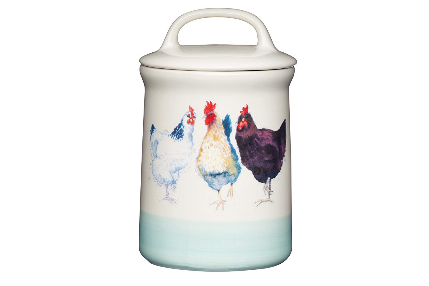 Apple Farm Sheep Coffee Canister Stoneware - Foy and Company