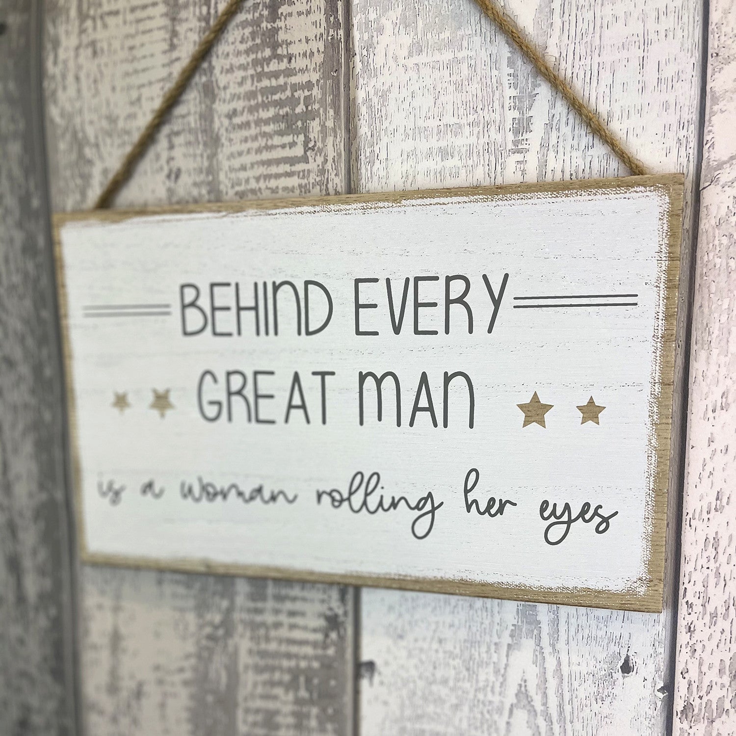Behind Every Man Plaque - Foy and Company