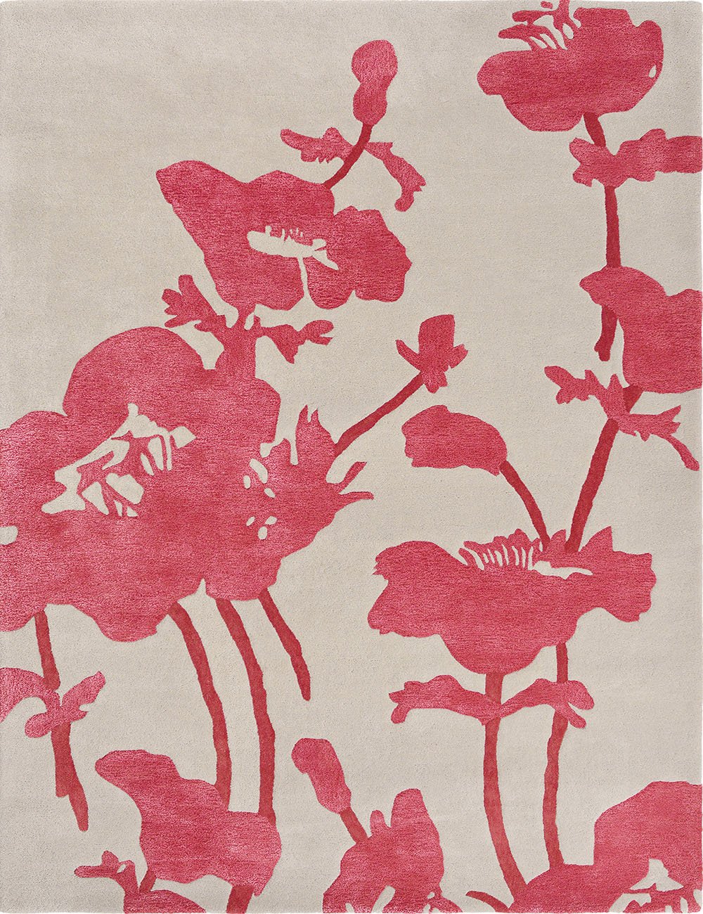 Florence Broadhurst Floral 300 Rug Poppy | Rugs | Foys.ie - Foy and Company