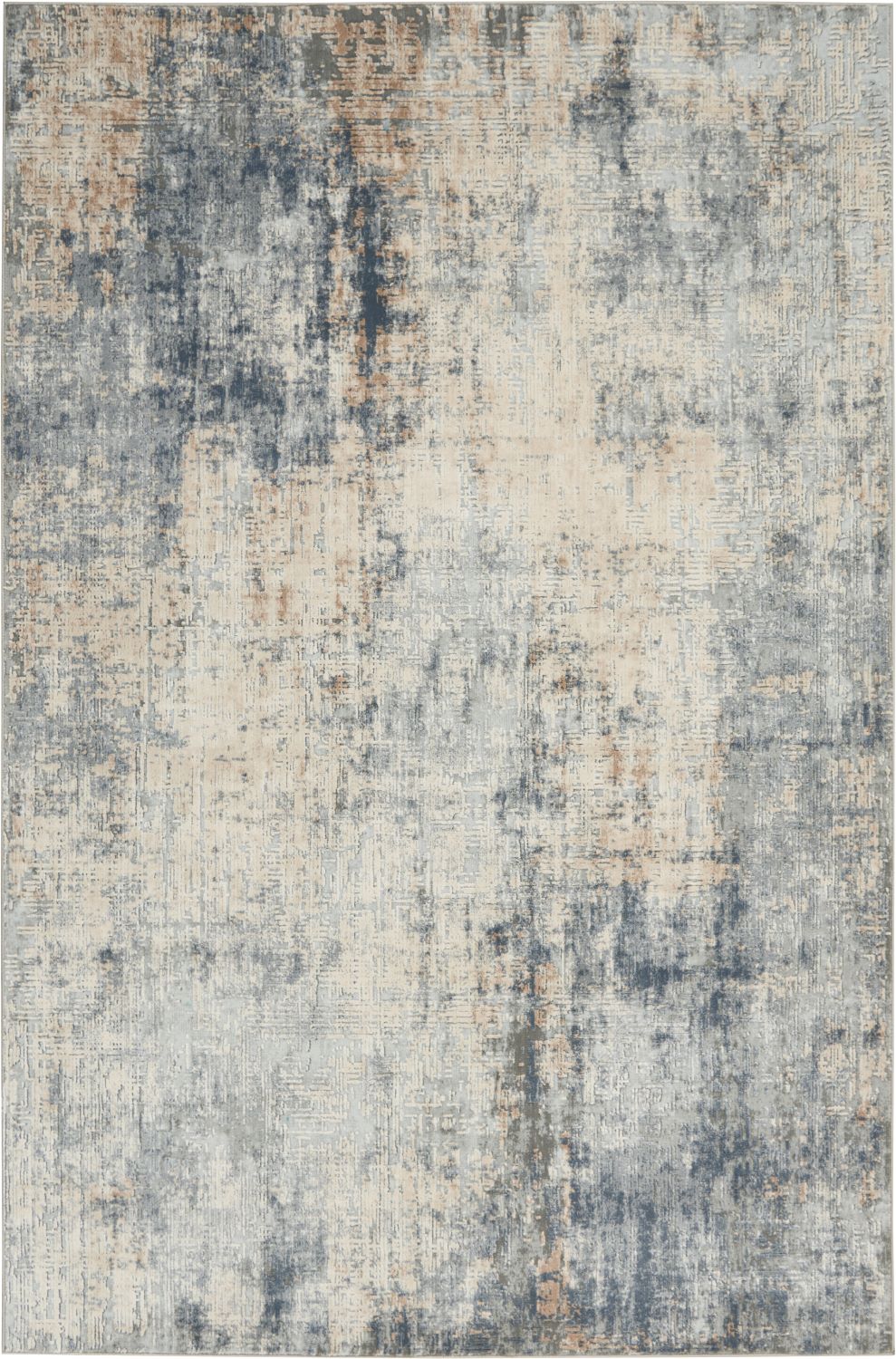 Nourison Rustic Textures Rug 01 Grey Beige | Rugs | Foys.ie - Foy and ...