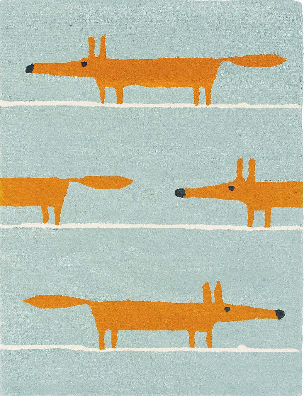 Scion Mr Fox Rug Aqua 25308 | Rugs | Foys.ie - Foy and Company