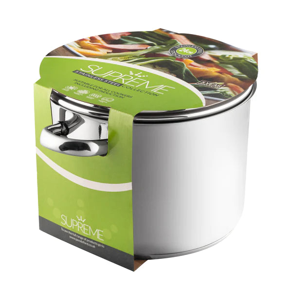 Stainless Steel Deep Stock Pot 24cm - Foy and Company