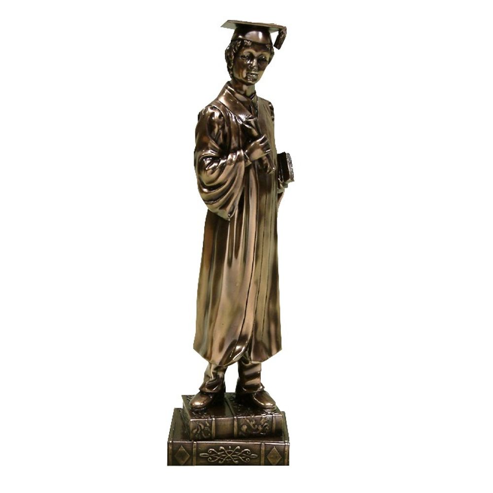Bronze Graduation Figurine BoyGirl - Foy and Company