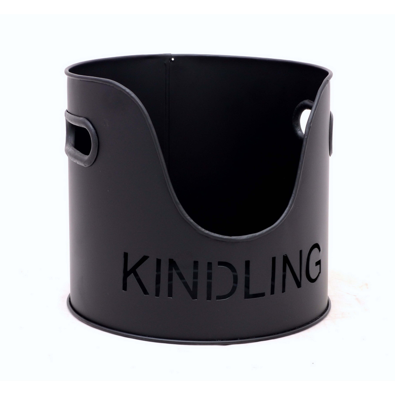 Castle Living Kindling Bucket Black - Foy and Company